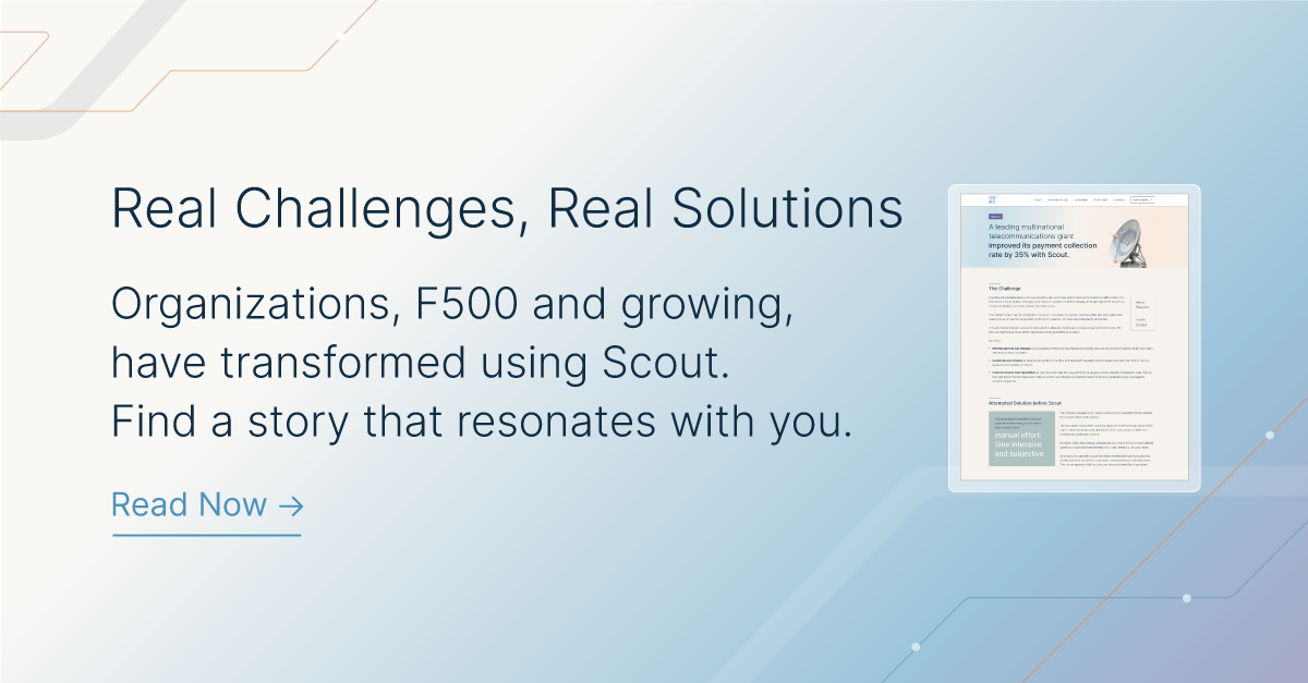 Scout Customer Success Stories | Soroco